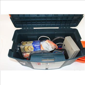 Toolbox With Assorted Equipment, 5+ Pieces | Property Room