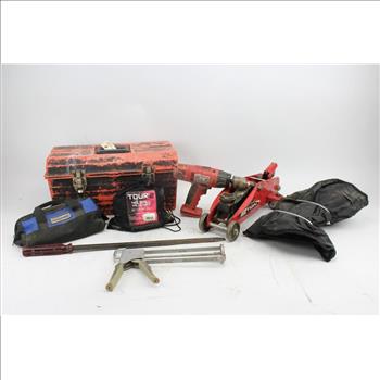 Tools In Tuff Box Tool Box, 2 Ton Jack, & More; 20+ Pieces | Property Room