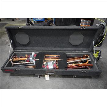 Tuff Kases Case With Unique Canes, 10+ Pieces | Property Room