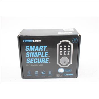 Turbo Lock Smart Bolt Lock Model TL117WM | Property Room