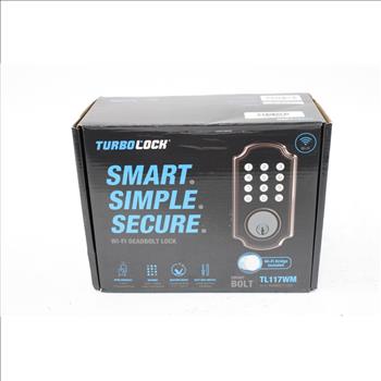 Turbo Lock Smart Bolt Model TL117WM | Property Room