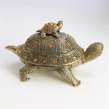 Turtle Shaped Trinket Box With Accessories | Property Room