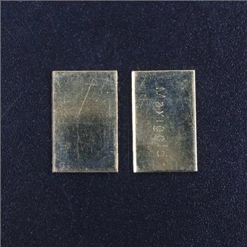 Two 14kt Gold Slabs | Property Room