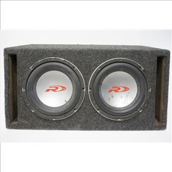 Two Alpine Type R Subwoofers In Ported Box | Property Room
