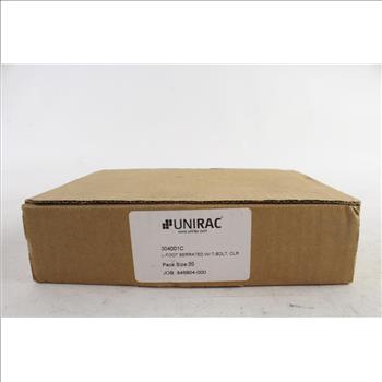 Unirac Serrated L-Foot With T-Bolt CLR | Property Room