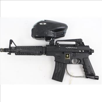 US Army Alpha Black Paintball Gun With Tank | Property Room