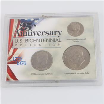 US Bicentennial Coin Collection Set, 3 Coins | Property Room