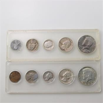 US Coin Set, 2 Sets Including 4 Silver Coins | Property Room