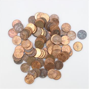 US Coins, 90+ Pennies | Property Room