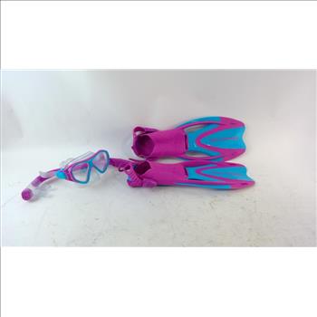 US Diverse Dorado Mask, Seabreeze Snorkel, Proflex Fins Buncle ...