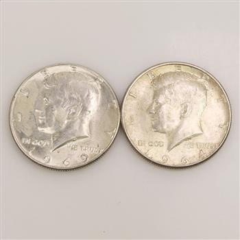 US Silver And Silver Clad Half Dollar, 2 Pieces | Property Room