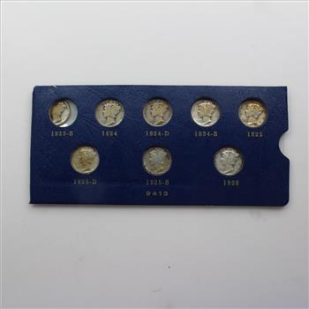 U.S. Silver Mercury Dimes, 8 Coins | Property Room