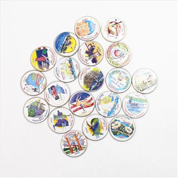 US State Colorized Quarters, 20 Coins | Property Room