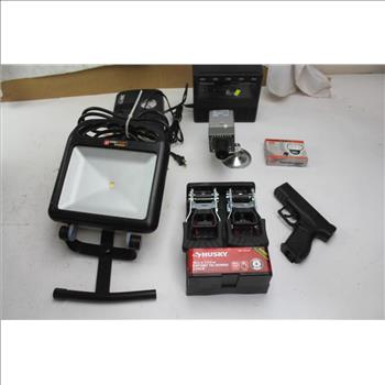 Utilitech Pro Portable Work Light, Husky Ratchet Tie-Downs, And More, 5 ...