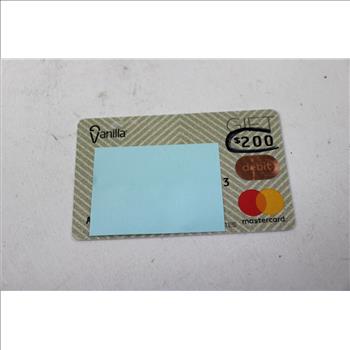 Vanilla $200 Mastercard Gift Card | Property Room