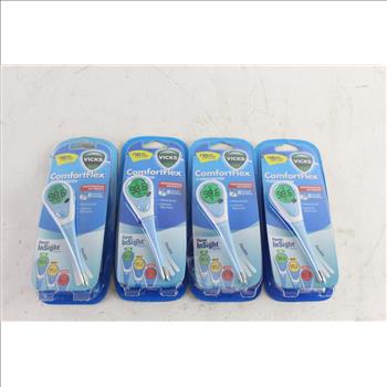 Vicks ComfortFlex Thermometers, 4 Pieces | Property Room