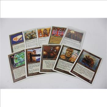 Vintage Magic The Gathering Trading Card Lot - 10 Cards | Property Room