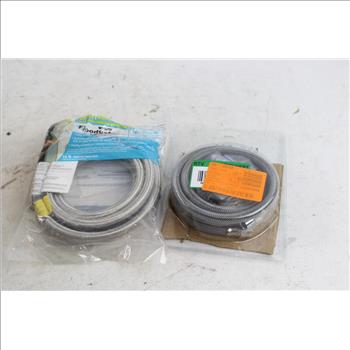 Watts FloodSafe Auto-Shutoff Connector Stainless Steel Hoses | Property ...