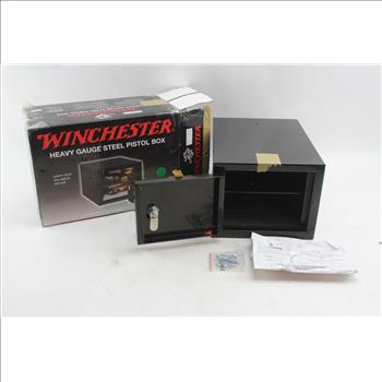 Winchester Heavy Gauge Steel Pistol Box Safe | Property Room
