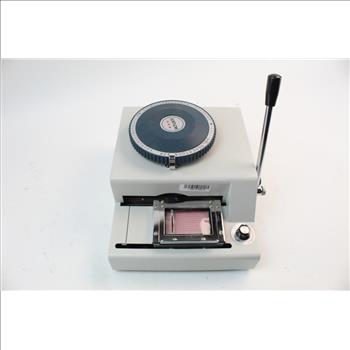 Wonder Card Embosser Stamping Machine | Property Room