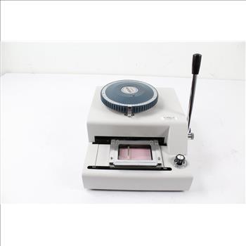 Wonder P1205 PVC Card Manual Embosser Machine | Property Room