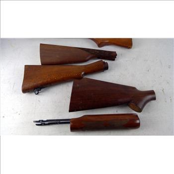 Wooden Gun Stock Bulk Lot, 10+ Pieces | Property Room