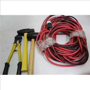 Workforce 14" Bolt Cutter, Task Force Rubber Mallet And More Tools, 4 ...