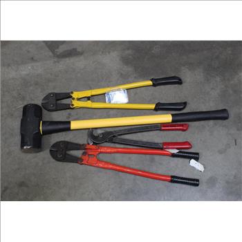 Workforce, Rockforged+ More Bolt Cutters And Sledge Hammer 4 Pieces ...