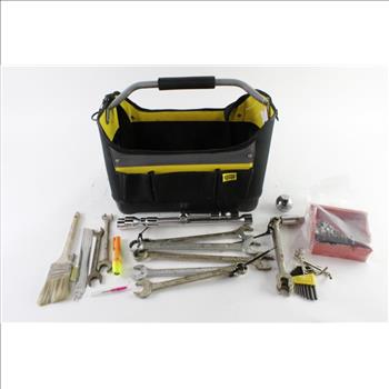 Wrenches, Bits And More, In Stanley Soft Tool Box | Property Room
