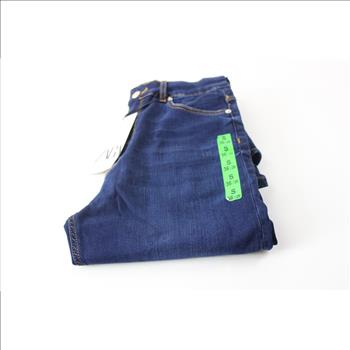 Zara High Waiste Skinny Jeans, Deep Blue, Size 4 | Property Room