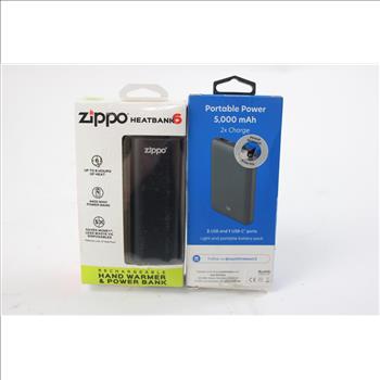 Zippo And Just Wireless Portable Power Pack, 2 Pieces | Property Room