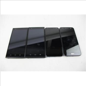 Zte, LG Cell Phone Lot, 4 Pieces, Sold For Parts | Property Room