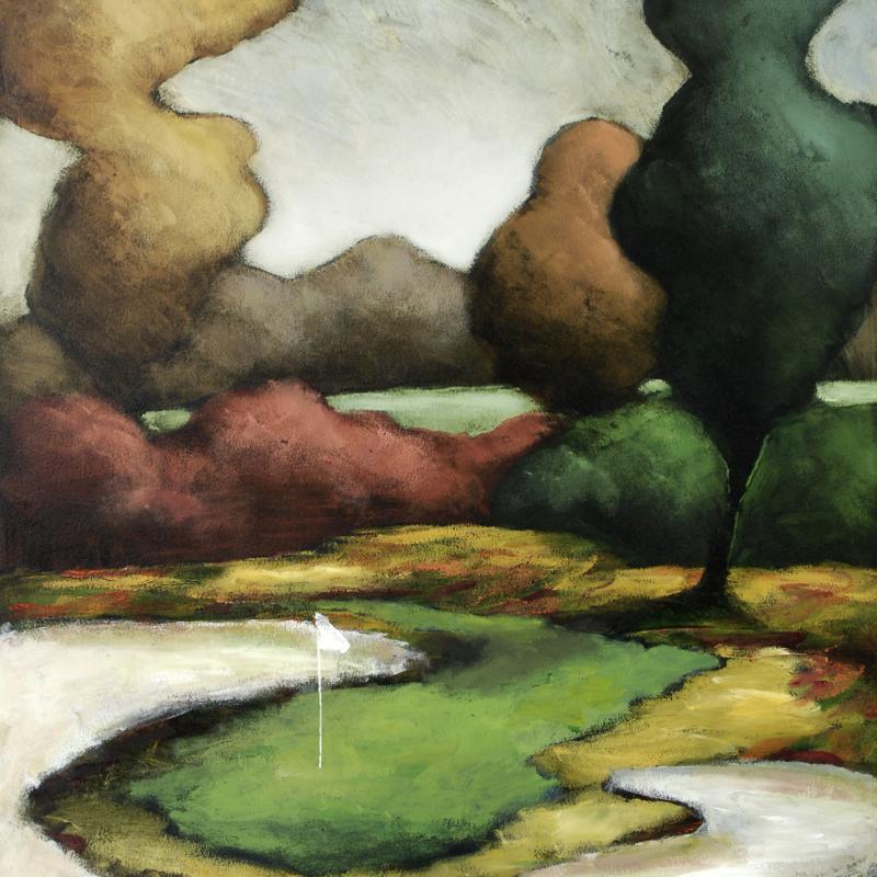 Neal Gregory! Untitled Original Painting (24" x 36")! Hand Signed by ...