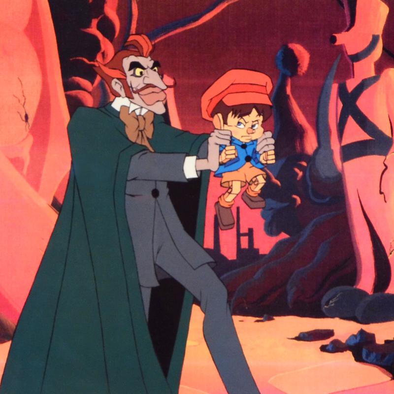 Filmation Associates! "Pinocchio And The Emperor of The Night" Framed ...