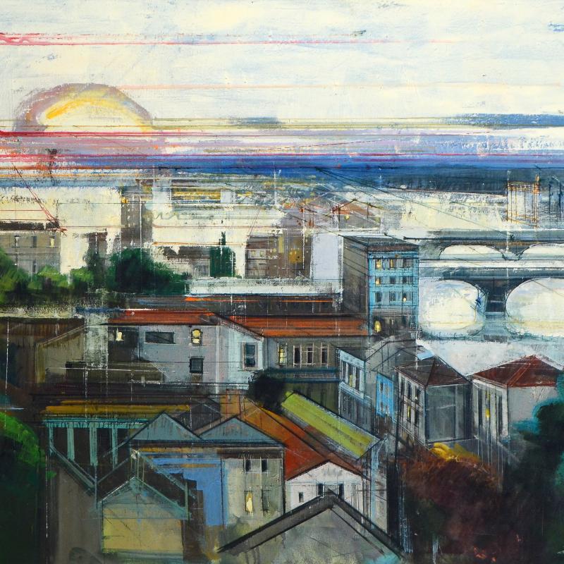 Alex Zwarenstein! "Bridges of Florence" Framed Original Oil Painting on ...