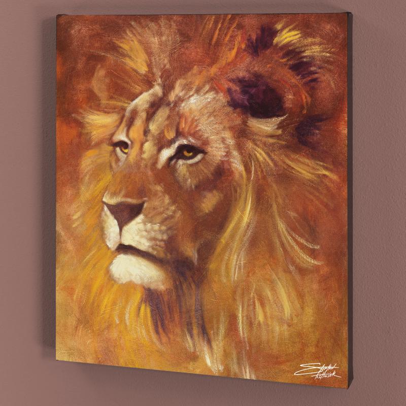 Stephen Fishwick! "Lion" LIMITED ED Giclee on Canvas, Numbered and ...