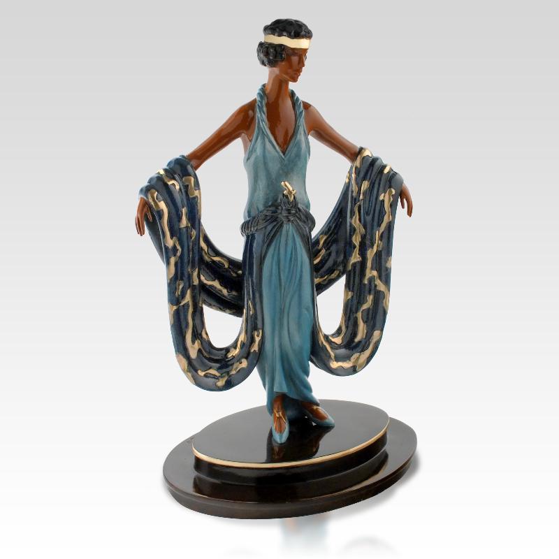 Erte (1892-1990)! "Gala" Limited Edition Bronze Sculpture, Numbered 106 ...