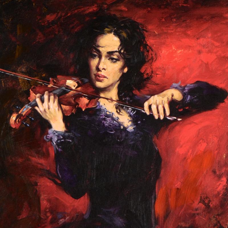 Andrew Atroshenko! "Music" Ltd Ed Hand Embellished Giclee on Canvas ...