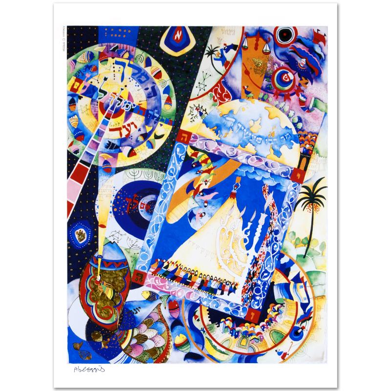 Raphael Abecassis! "Jonah" Embossed Lithograph, Hand Signed by the ...