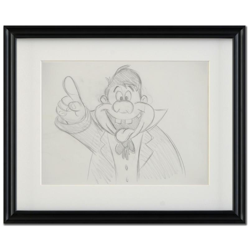Rick Farmiloe! "LeFou" Framed Original Pencil Sketch, with Certificate ...