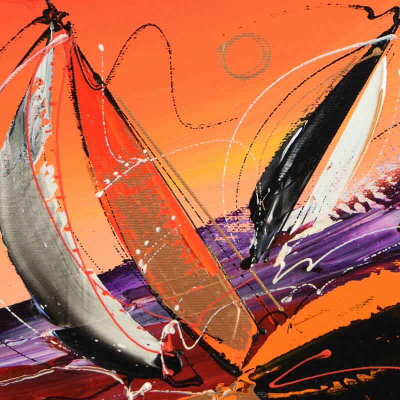 Natalia Sinkovsky - "Orange Fall" Original Acrylic Painting on ...