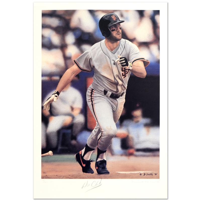 Daniel M. Smith! "Base Hit (Will Clark)" Ltd Ed Lithograph, Numbered ...