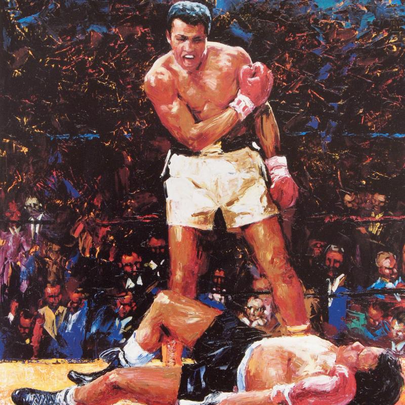 Igor Semeko! "Ali Over Liston" FINE ART POSTER of Heavyweight Champ ...