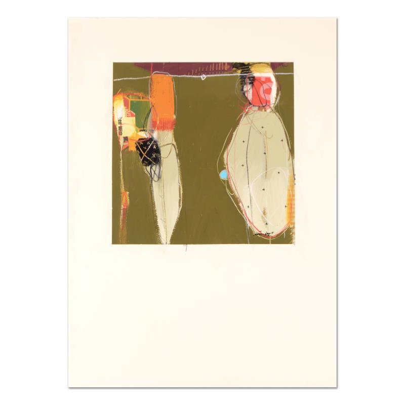 Ivan Reyes - "Globos Series" Original Mixed Media Panting, Hand Signed ...