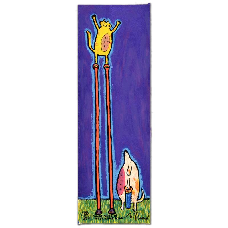 Matt Rinard! "What Goes Up Must Come Down" Ltd Ed Hand Pulled Original ...