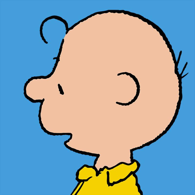 "Charlie Brown - Blue" Hand Numbered Limited Edition Chromatic Pigment ...