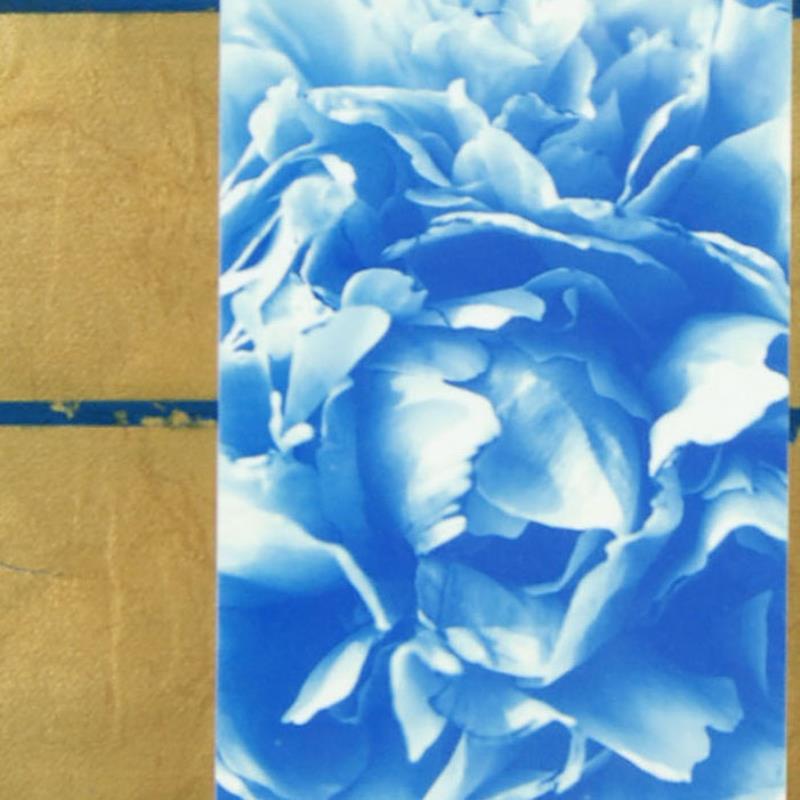 Liz Rider, "Aperture" Original Mixed Media Painting, Hand Signed with ...