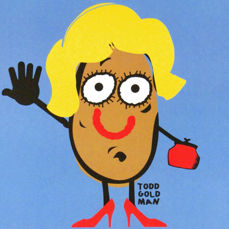 Todd Goldman! "I-DA-HO" Fine Art Litho Poster (24" x 36"). | Property Room