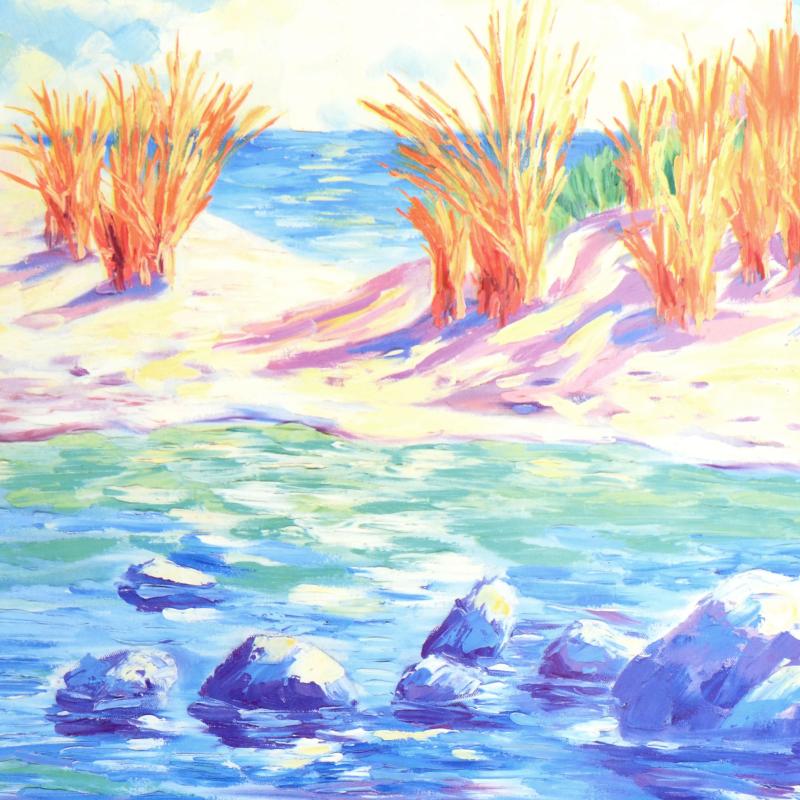 Adam -"La Playa Arenosa" Limited Edition Lithograph, Numbered and Hand ...