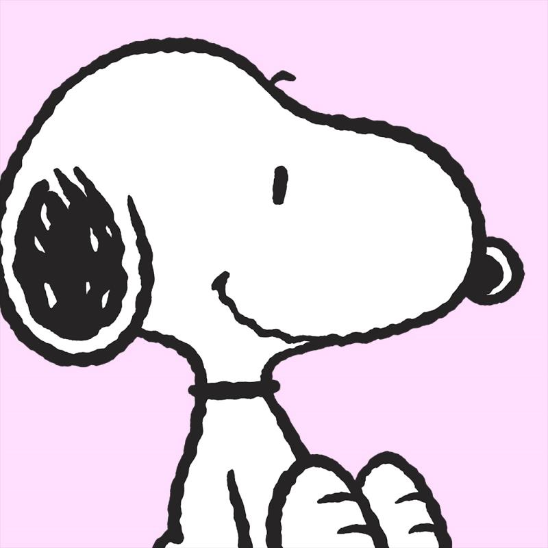 "Snoopy - Pink" Hand Numbered Limited Edition Chromatic Pigment Ink ...